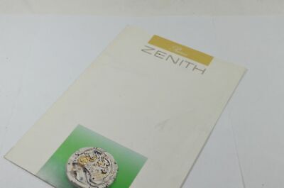 ZENITH KATALOG 2000 CATALOGUE MIT PREISLISTE WITH PRICE LIST - Uhren ...