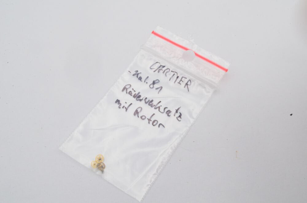 CARTIER KALIBER 81 RÄDERWERKSATZ MIT ROTOR VINTAGE RAR - Uhren-Kölbel GmbH